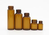 China Clear or Brown Screw Neck Glass Vial for sale