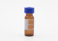 China 1.5ml Clear and Amber HPLC Screw Top Glass Vial With 9-425 Plastic Cap for sale