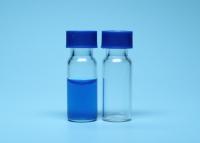 China 1.5ml Clear and Amber HPLC Screw Top Glass Vial With 9-425 Plastic Cap for sale