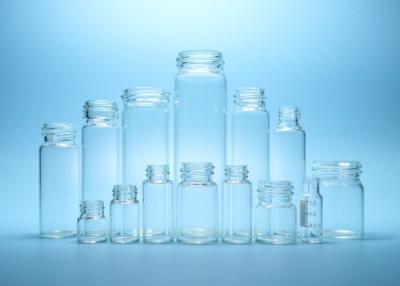 China 1ml 2ml 5ml 10ml 20ml 30ml Transparent Screw Top Glass Bottle Vials for sale
