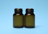 China 2ml 3ml Transparent or Brown Borosilicate Glass Threaded Bottle for sale