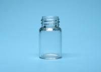 China 2ml 3ml Transparent or Brown Borosilicate Glass Threaded Bottle for sale