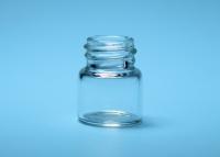 China 1ml Transparent and Brown Borosilicate Tubular Thread Mouth Glass Vial for sale
