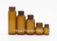 China Various Specifications Clear or Amber Screw Top Neck Glass Vials for sale
