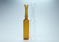 China Empty Glass Injectable Ampoules Transparent / Amber Color 10ml Capacity for sale