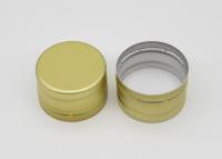 China 28mm Golden / Silver Aluminum Ropp Caps Theft Proofing Closure With Gasket for sale