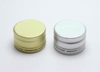 China 28mm Golden / Silver Aluminum Ropp Caps Theft Proofing Closure With Gasket for sale