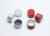 China Disposable 20mm Aluminum Ropp Caps Customized Color With Coating for sale