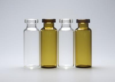 China 4ml Clear or Amber Empty Medicinal Tubular Glass Vial Bottle Container for sale