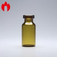 China Clear and Amber 3ml Medicine Crimp Top Glass Tube Vial for Injection for sale