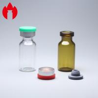 China Clear and Amber 3ml Medicine Crimp Top Glass Tube Vial for Injection for sale