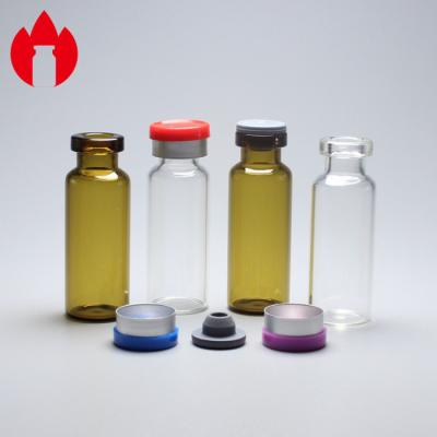 China Mini Small Crimp Top Glass Bottle Vial for sale