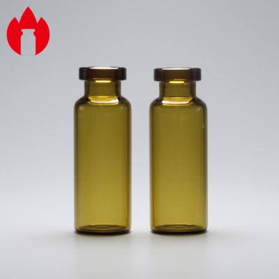 China 4ml Brown Crimp Neck Pharmacy Low Borosilicate Glass Vial Packing for sale