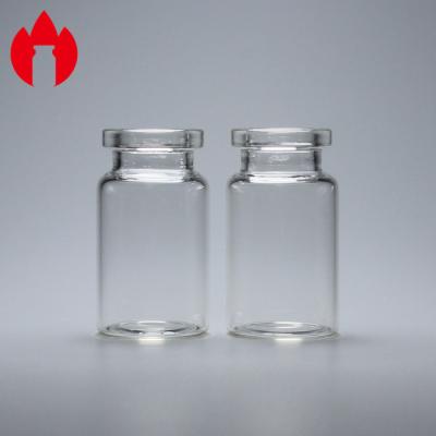 China Customized 5ml Transparent Medicinal Borosilicate Glass Tube Vials for sale