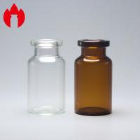 China 10ml Clear and Brown Tubular Glass Bottle Vial for sale