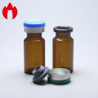 China 8ml Amber Tiny Premium Medicine Soda Lime Glass Bottle Vial Container for sale