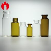 China Empty Injection Medicinal Glass Vials Crimp Top and Screw Top Vial for sale