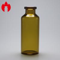 China 30ml Clear or Amber Crimp Top Pharma Glass Vial with MOQ 10000pcs for sale