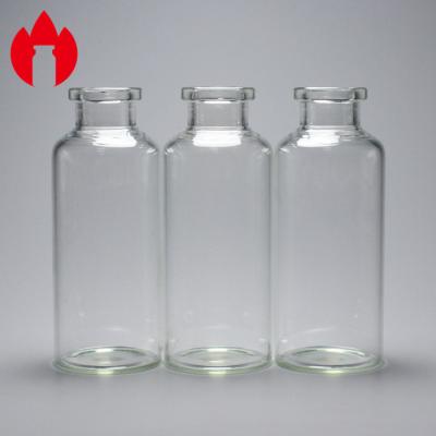 China Medicinal Lucid 30ml Crimp Top Multi Use Borosilicate Tubular Glass Vial for sale