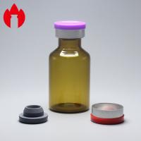 China 20ml Clear Or Coffee Medicinal and Cosmetic Glass Tube Bottle Vials for sale