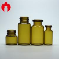 China 1ml 2ml 5ml 7ml 10ml 20ml 30ml Clear or Amber Tubular Glass Vial for sale