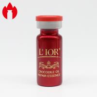 China 10ml Clear Or Brown Cosmetic Vial Glass Bottle With Printing for sale