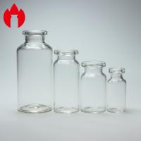 China Transparent Small 10ml 20ml Tubular Glass Vials Medicine Glass Vials for sale