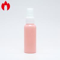 China 50ml Pink Color PET Plastic Liquid Spray Bottle for sale