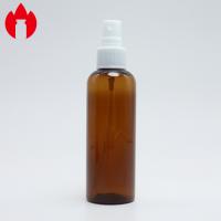 China Amber Or Brown 100ml Plastic Perfume Spray Bottles for sale