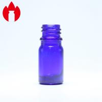 China Blue Glass Dropper Cap 5ml Essential Oil Empty Bottles for sale