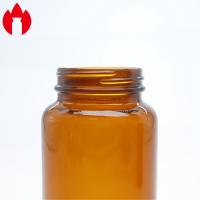 China Amber Soda-Lime Glass Bottle For Tablet Or Pill for sale