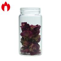 China 3.3 High Borosilicate Heat Resistant Glass Bottle Large Mouth Screw Vial for sale