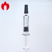 China 1ml Standard Lure Glass Prefilled Syringes With Soft Protecting Cap for sale