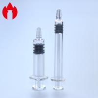 China Cosmetic Luer Lock Syringe , 1Ml Prefilled Syringe 5.0 Neutral Borosilicate Glass Material for sale