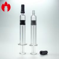 China 2.25ml Neutral Borosilicate Glass Syringe Luer Lock For Medical And Cosmetic for sale
