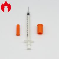 China 1ml Injectable Insulin PP Plastic Medicine Syringe Single Use for sale