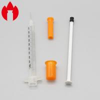 China Medical Injection PP Plastic Insulin Syringe 1ml Disposable for sale