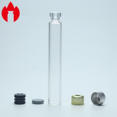 China 1.5ml Transparent 5.0 Neutral Borosilicate Glass Cassette Bottle for sale
