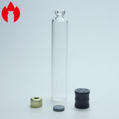 China Clear Neutral Borosilicate Glass Cartridges 3ml Capacity For Medical Use for sale