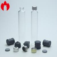 China Clear Neutral Borosilicate Glass Cartridges 3ml Capacity For Medical Use for sale