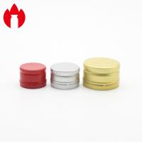 China 20mm 22mm 25mm 28mm Aluminium Pilfer Proof Caps For Screw Bottle for sale