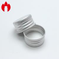 China 24mm Metal Aluminum Screw Caps With PE Gasket for sale