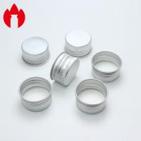 China 24mm Metal Aluminum Screw Caps With PE Gasket for sale