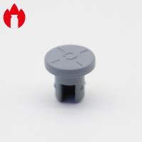 China Brominated Butyl Round Rubber Stopper , Rubber Test Tube Stoppers For Glass Vials for sale