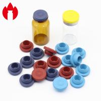 China Durable Medical Rubber Stopper , 20mm Rubber Stopper With Various Color for sale