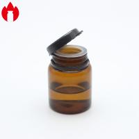 China Borosilicate 10ml Brown Glass Vial With Plastic Cap for sale