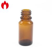 China 10ml 18mm Mouth Screw Top Vials Amber Glass Essential Oil Bottles for sale