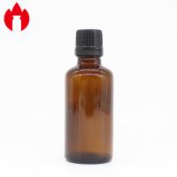 China 20ml Brown Glass Essential Oil Bottle Hot Stamping Frosting for sale