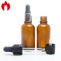 China 30ml Amber Screw Top Vials Glass Essential Oil Dropper Bottles for sale