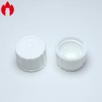 China PP White Threaded Pressure Screw Plastic Cap 18mm for sale